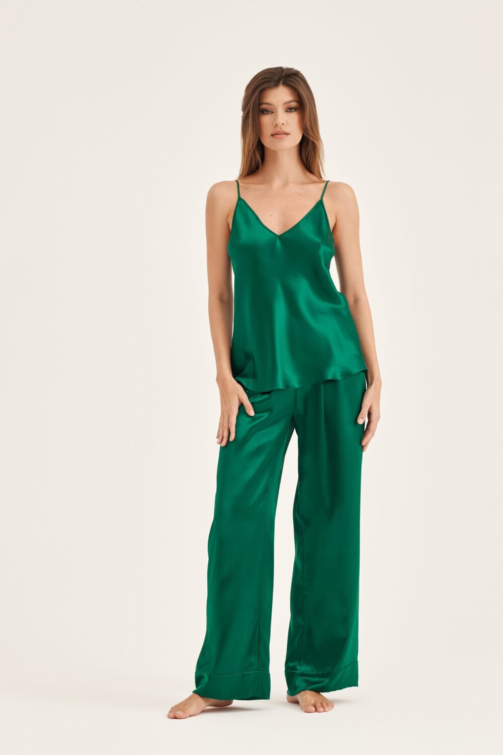 Solo Seta Emerald Trousers – Amor 'e coro